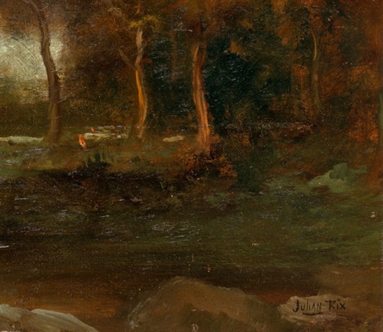 Evening Light by Julian Walbridge Rix on artnet