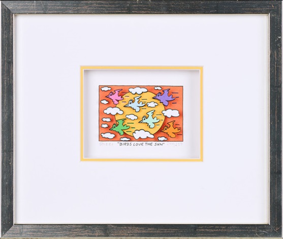 Birds love the Sun by James Rizzi on artnet