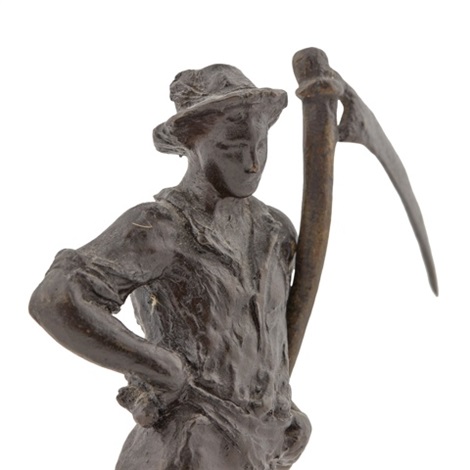 THE MOWER by Sir William Hamo Thornycroft on artnet