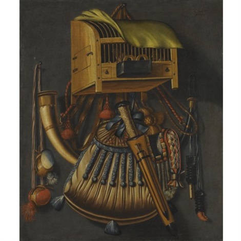 A trompe loeil still-life by Robert Knight on artnet