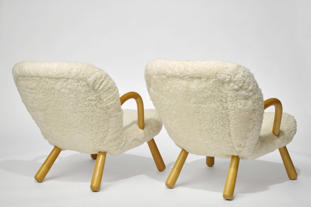 Pair of Clam Chairs by Philip Arctander on artnet