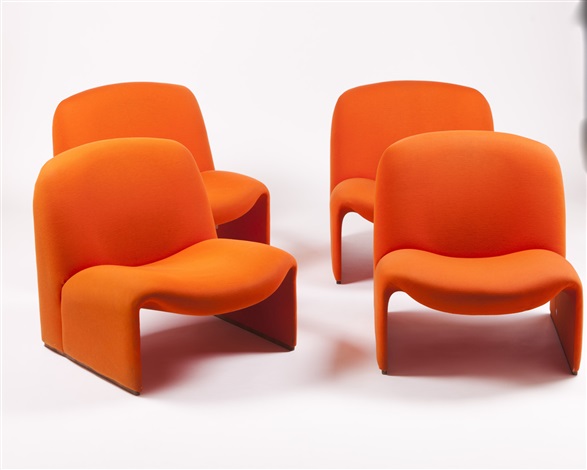 Alki fauteuils set of 4 by Giancarlo Piretti on artnet