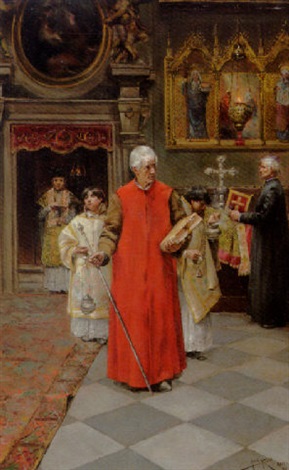 Before the mass by José Rico y Cejudo on artnet