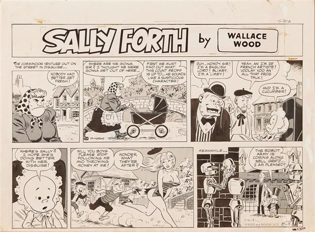 Wallace Wood - Sally Forth by Wally Wood on artnet