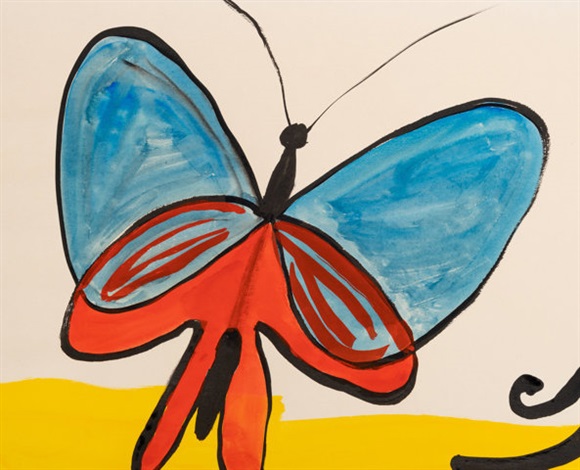 Butterfly and Shore Bird by Alexander Calder on artnet