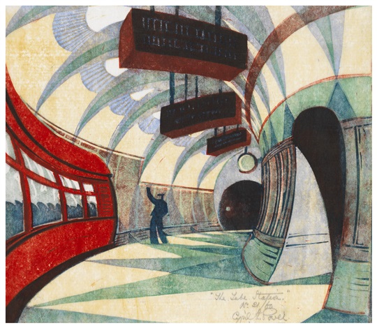 The Tube Station by Cyril Power on artnet