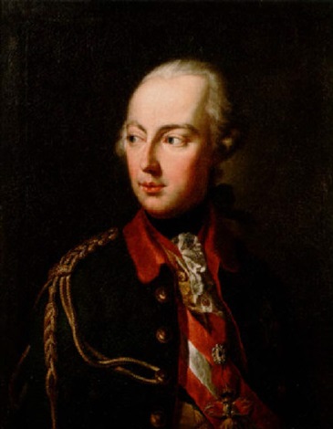 Portrait of Joseph II, Holy Roman Emperor, in a green frock coat with ...