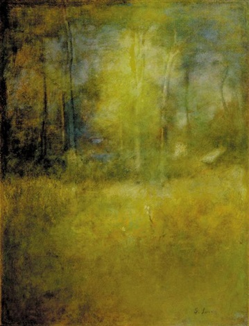 The shower, Montclair, New Jersey by George Inness on artnet