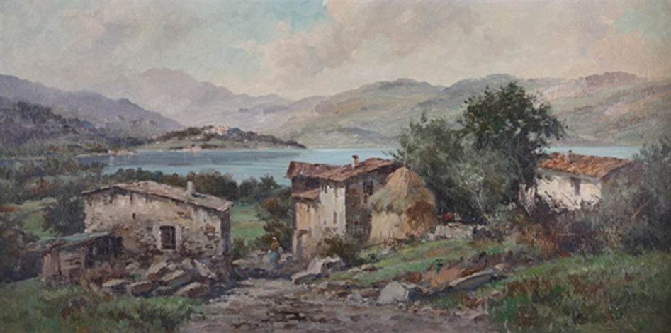 Veduta del lago by Ercole Magrotti on artnet
