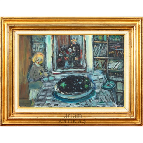 Figüratif Kompozisyon by Esref Uren on artnet