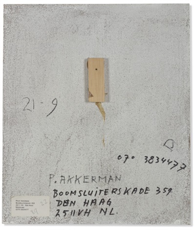 i Philip Akkerman, schilderij 1989, nr. 1ii Philip Akkerman, schilderij ...