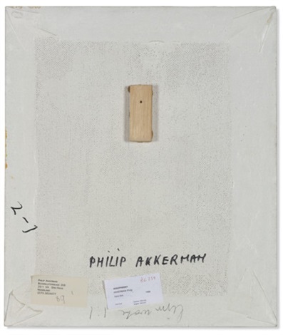 i Philip Akkerman, schilderij 1989, nr. 1ii Philip Akkerman, schilderij ...