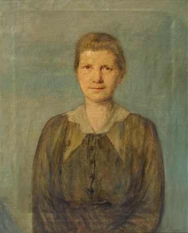 PORTRAIT OF A WOMAN WITH HAZEL EYES by Patrick Joseph Tuohy on artnet