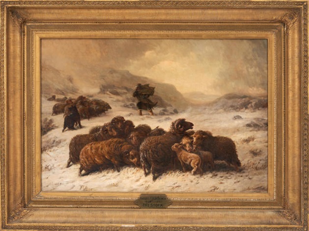 The Storm by August Friedrich Albrecht Schenck on artnet