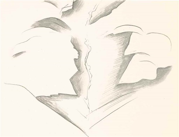 Untitled Black Place by Georgia O'Keeffe on artnet