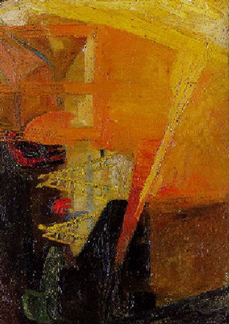 Summer building site by Frank Auerbach on artnet