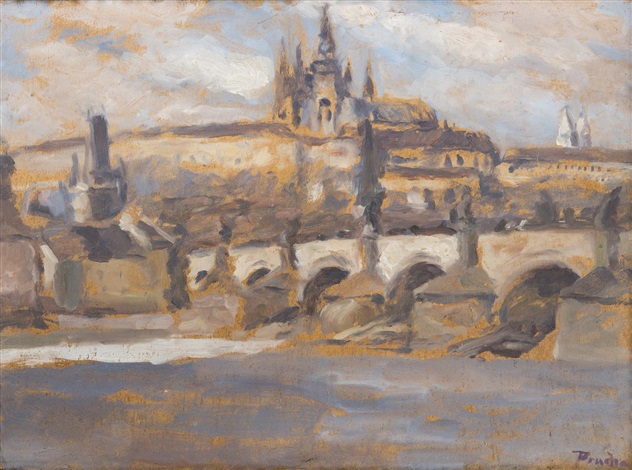Prague Castle by Jindrich Prucha on artnet