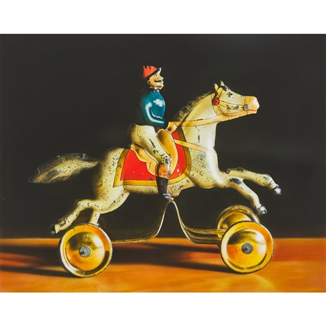 HORSE AND RIDER TOY by Cesar Santander on artnet