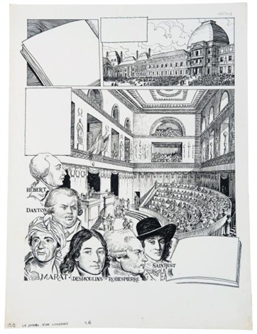 Storia di Francia, Hebert, Danton, Marat, Desmoulins, Robespierre ...