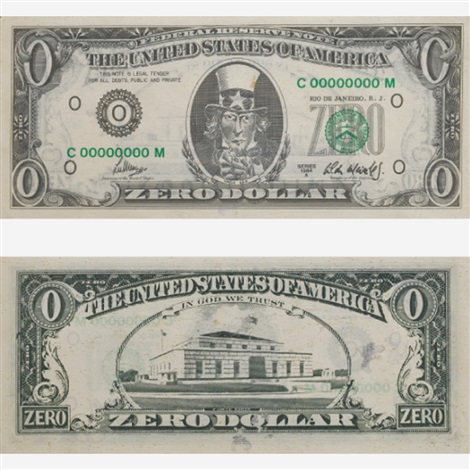 Zero Dollar Bill