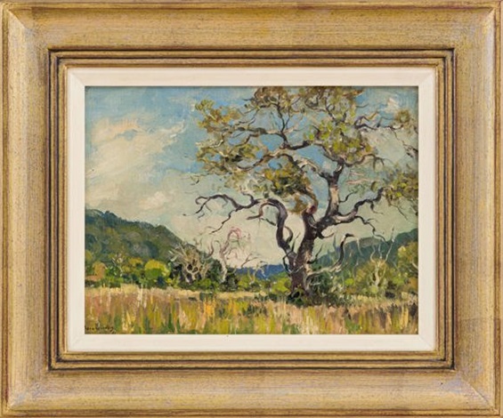 Trees in a Landscape by Piet (Pieter Gerhardus) van Heerden on artnet