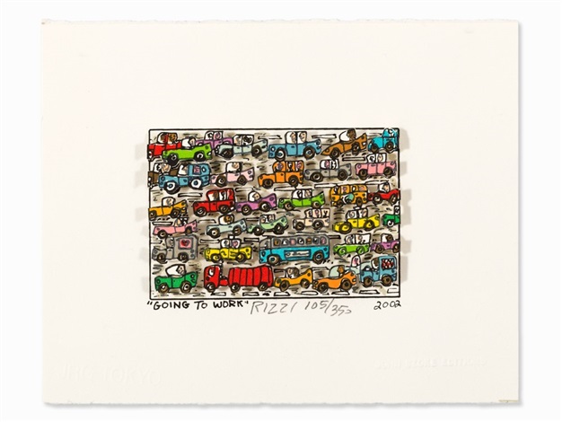 Going to Work by James Rizzi on artnet