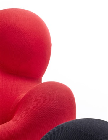 Armchair with footrest of the series Up by Gaetano Pesce on artnet