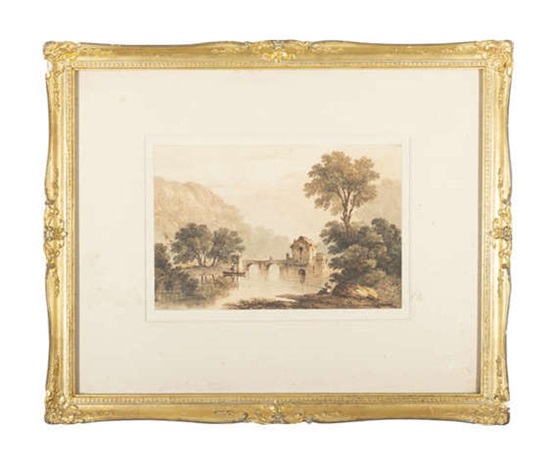 River Scene with Figures by James Arthur O'Connor on artnet