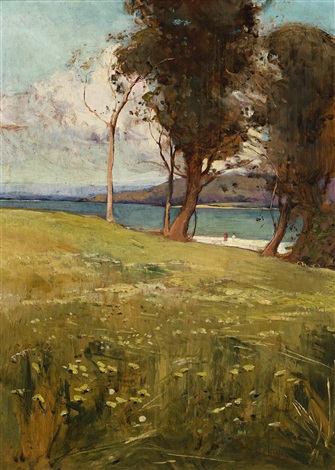 Pastoral idyll by Sydney Long on artnet