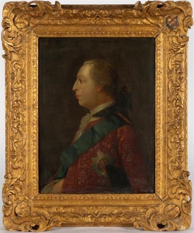 Portraits of Queen Charlotte and King George III by Luis Paret Y ...