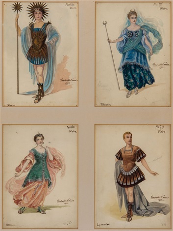Costume designs for A Midsummer Nights Dream for the 1912 Shakespeares ...