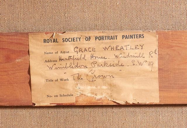 THE CORONATION PORTRAIT OF QUEEN ELIZABETH by Edith Grace Wheatley on artnet