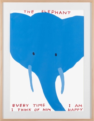 The Elephant by David Shrigley on artnet