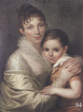 Portrait dune mère et de son fils by Pierre Joseph Célestin Francois on artnet