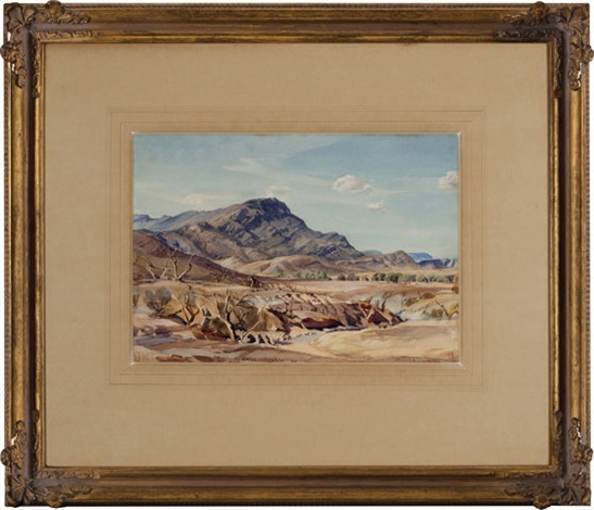 The Bluff, Arkaba, Flinders Ranges by Hans Heysen on artnet