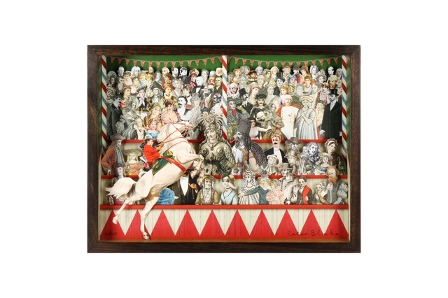 3D Circus triptych by Peter Blake on artnet