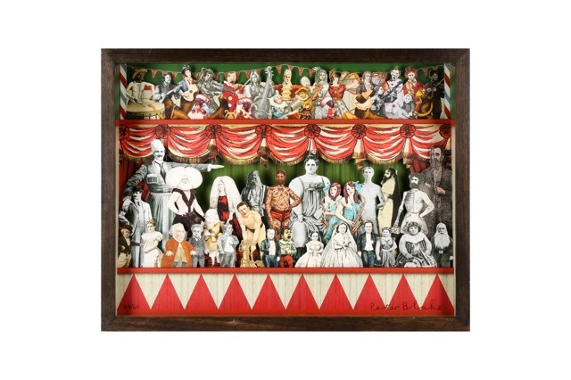 3D Circus triptych by Peter Blake on artnet