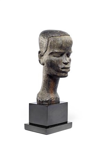 Portrait of a young man by Ben Enwonwu on artnet