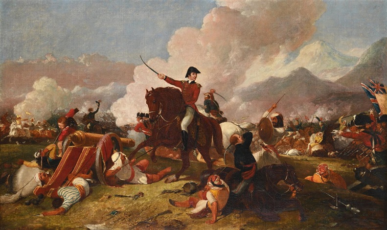 THE BATTLE OF ASSAYE by English School (19) on artnet