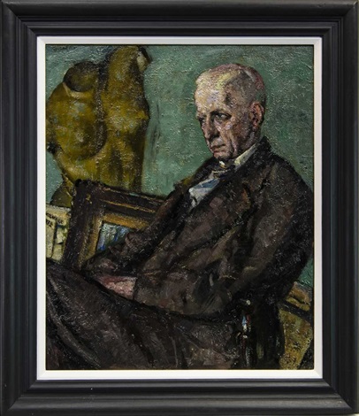 PORTRAIT OF TERRICK WILLIAMS, AN OIL BY ALFRED AARON WOLMARK by Alfred ...