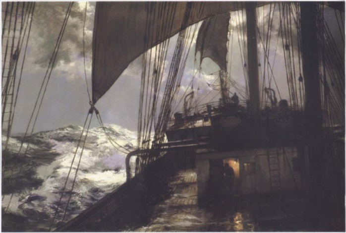 Decks awash by Montague Dawson on artnet