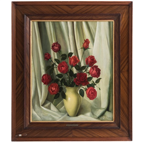 Bouquet de rosas rojas by Joseph Jost on artnet