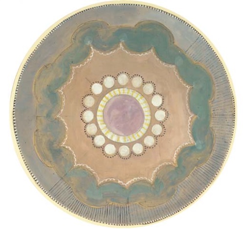 Design for dining room table, Charleston by Vanessa Bell on artnet