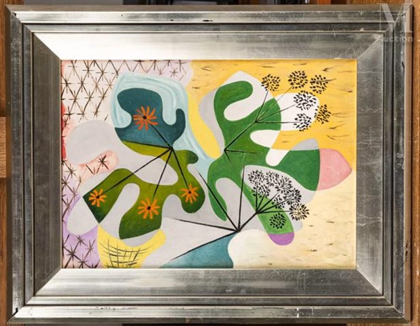 Composition aux feuilles et fleurs 1937 by John Banting on artnet