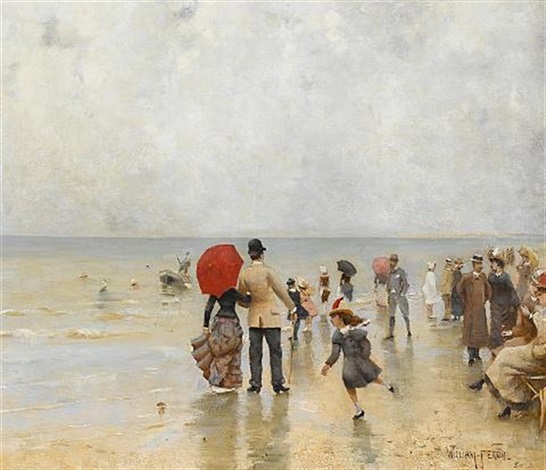 The red umbrella by William Feron on artnet