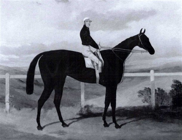 Canzou, A Bay Racehorse, with Frank Butler Up by Harry Hall on artnet