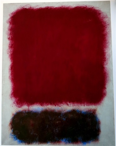 Untitled Red over brown by Mark Rothko on artnet