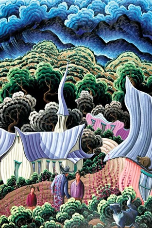 Shower over the Sangre de Christos by Kim Douglas Wiggins on artnet