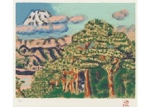 Pine tree and Mt.Fuji by Ryuzaburo Umehara on artnet