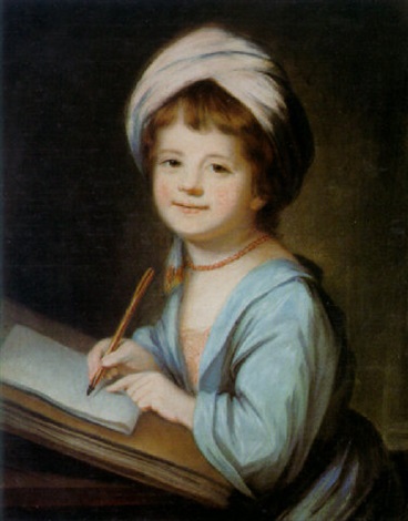 Portrait of Miss Helena Beatson, niece of the artist by Catherine Read ...